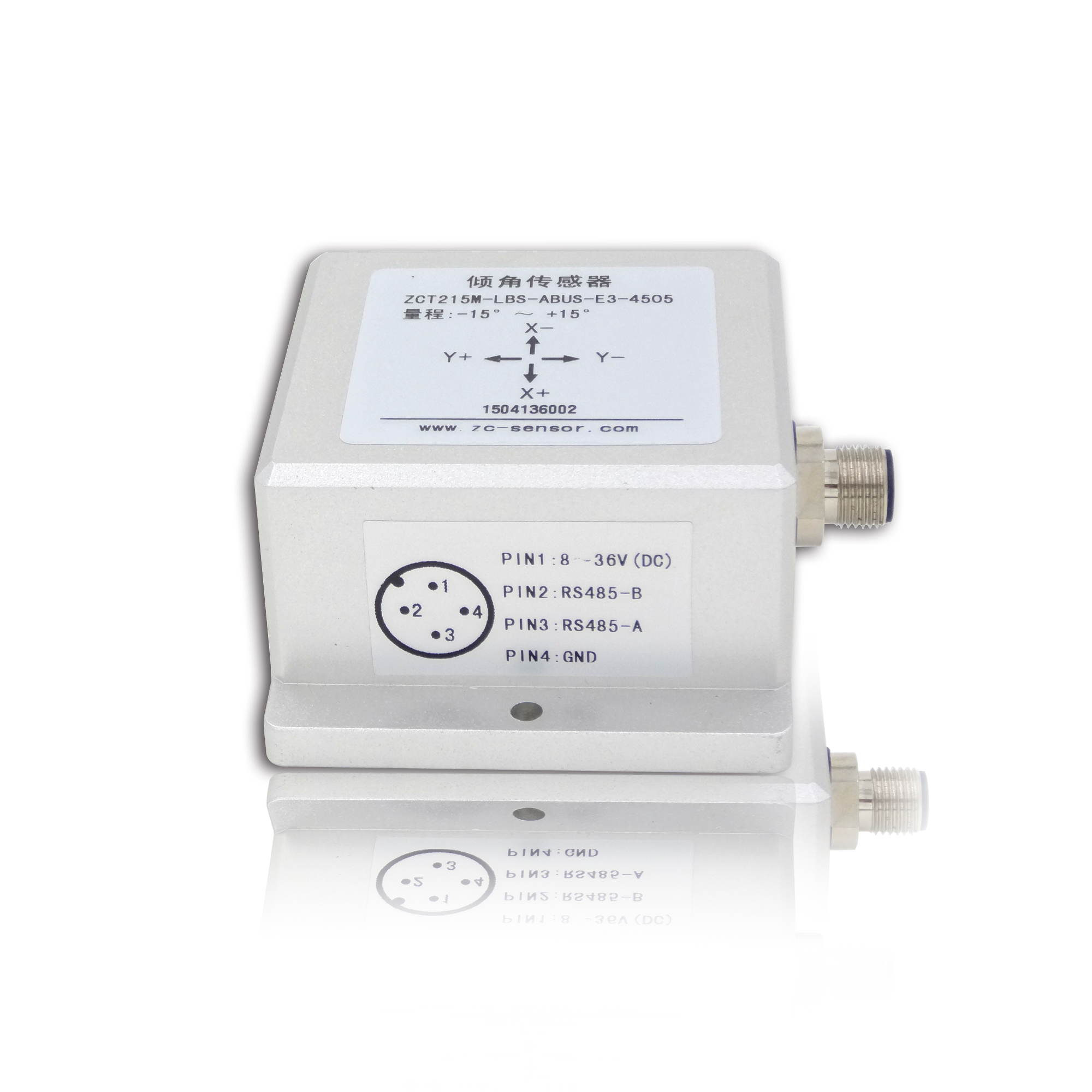 High Accuracy Dual axis Digital RS485 output Inclinometer